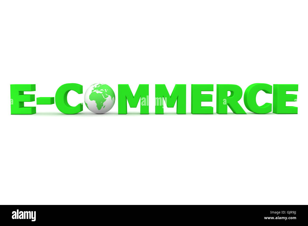 World E-Commerce Green Stock Photo - Alamy