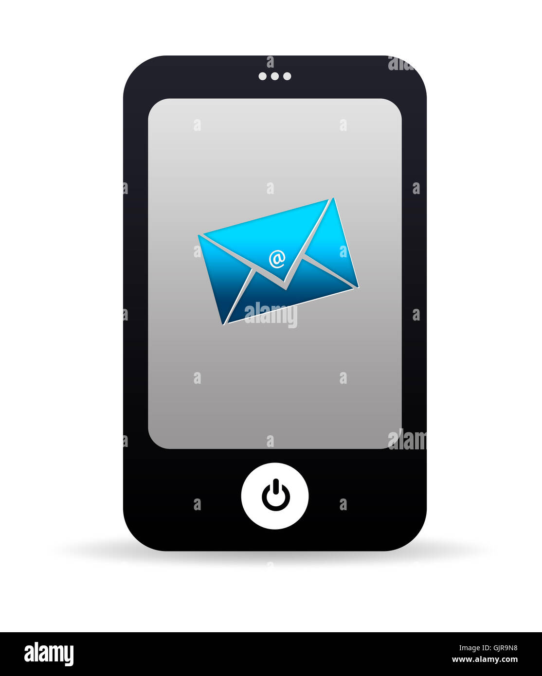 Hand text phone Cut Out Stock Images & Pictures - Alamy