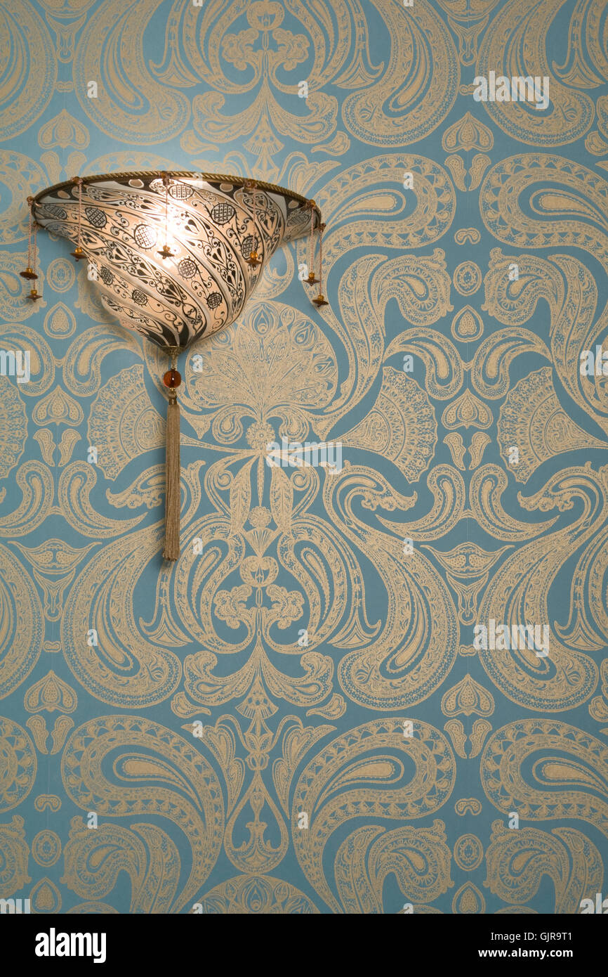 beautiful lamp on the wall Stock Photo - Alamy