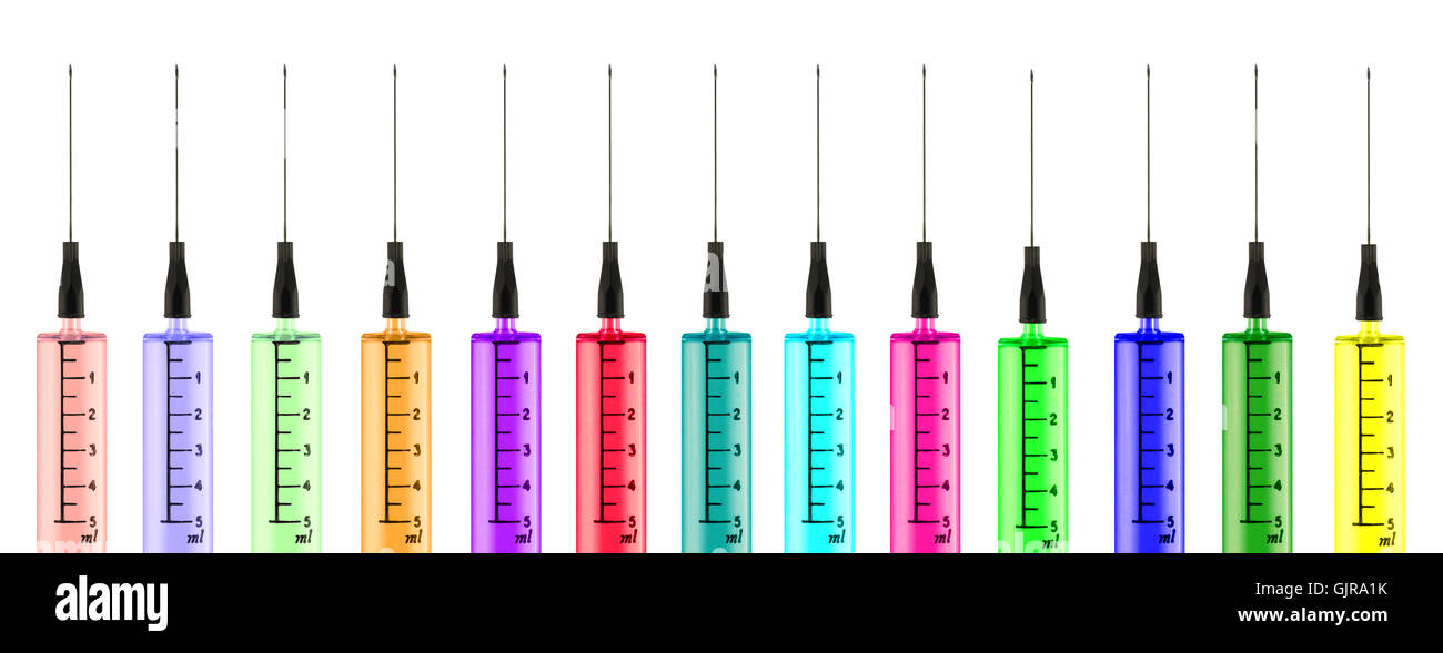 drugs paint needle Stock Photo - Alamy