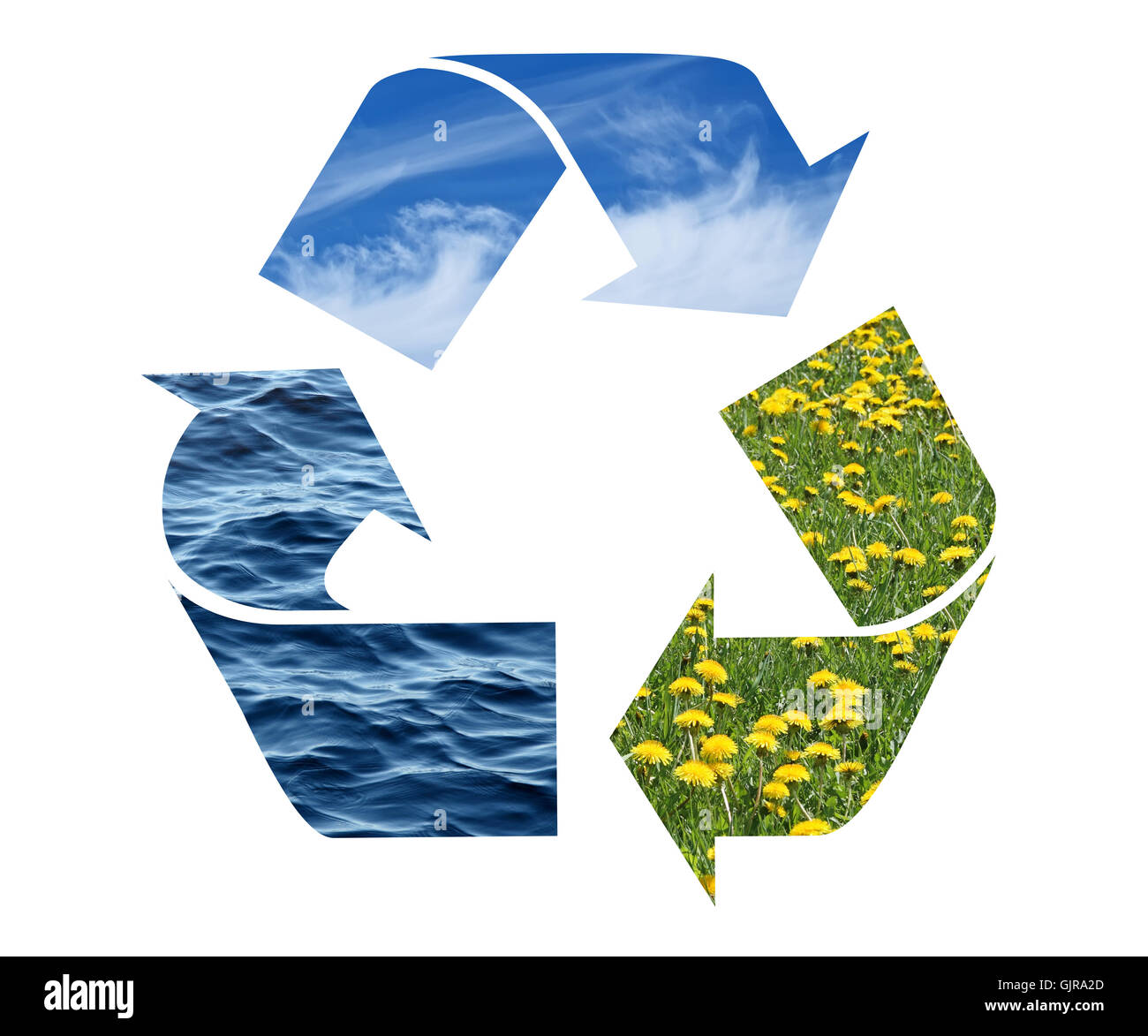 Recycling nature Cut Out Stock Images & Pictures - Alamy