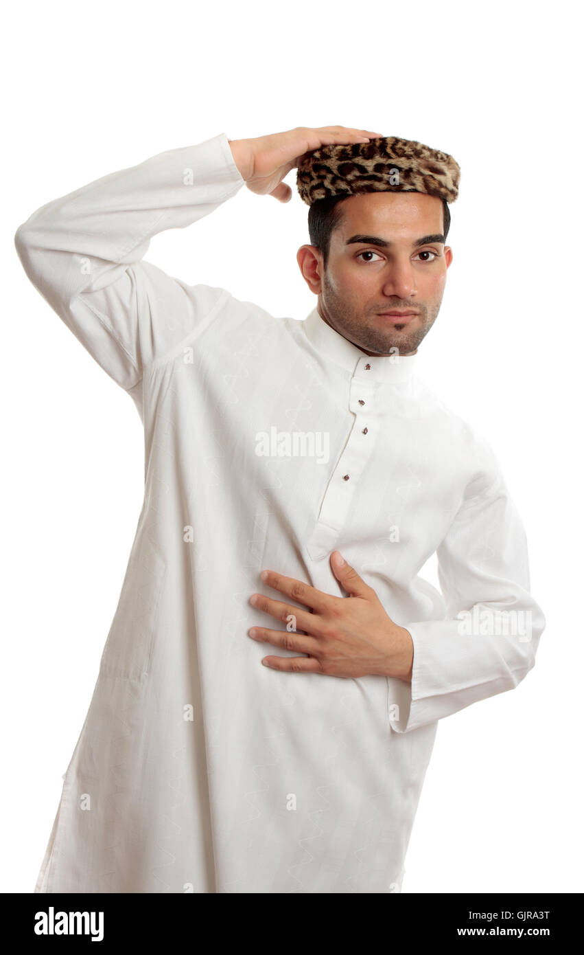 Man wearing white kurta hi-res stock photography and images - Alamy