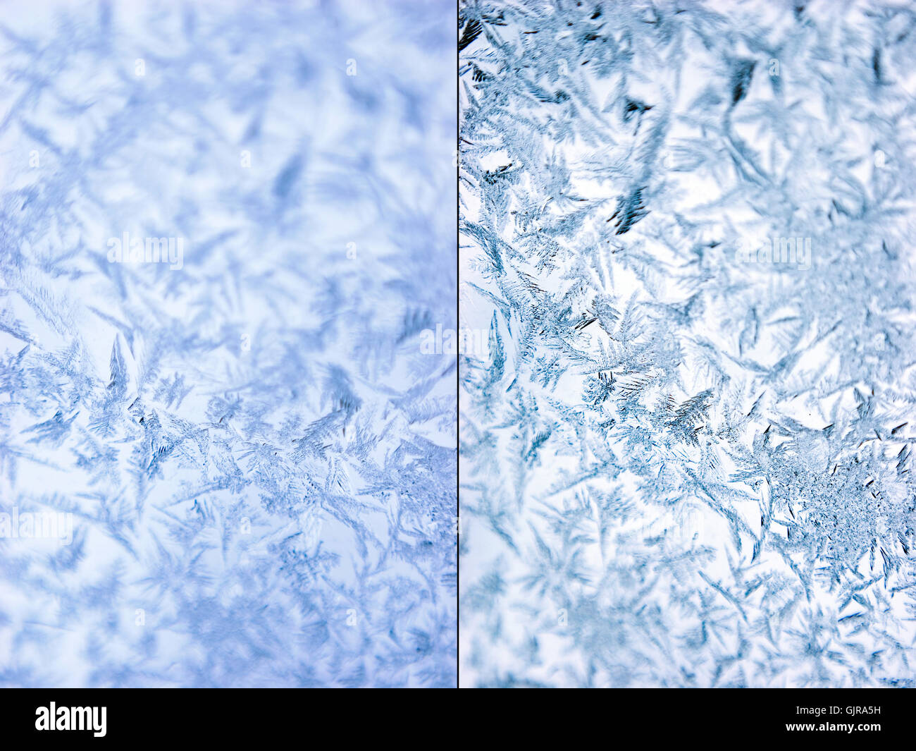 Set of ice crystals Stock Photo - Alamy