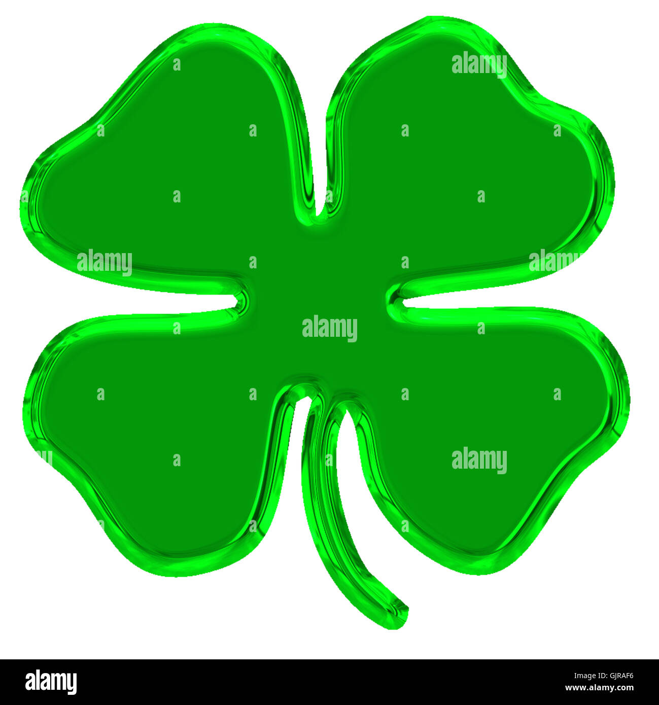 clover green metalic Stock Photo - Alamy