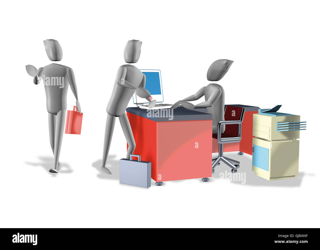 Office practice Cut Out Stock Images & Pictures - Alamy