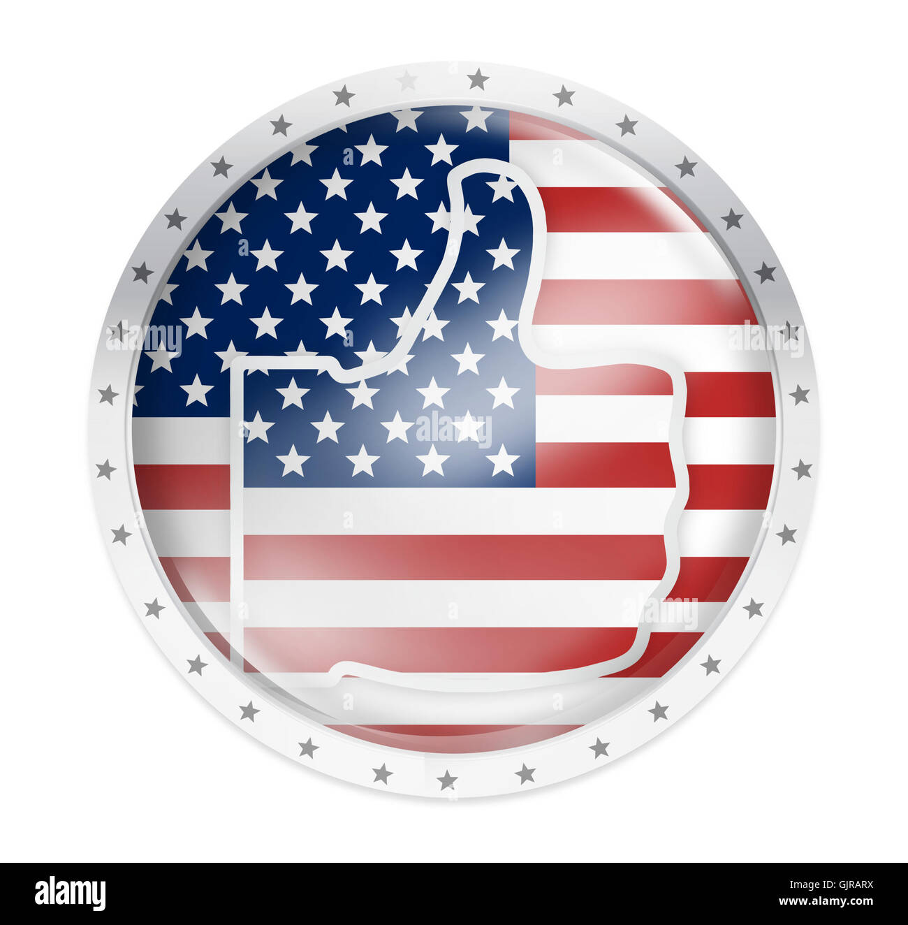 america icon symbol Stock Photo - Alamy