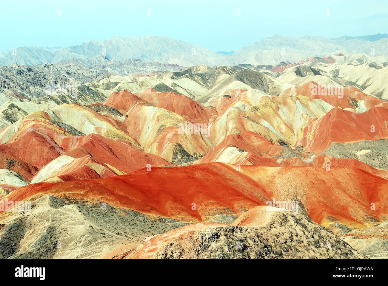 wind erosion landforms Stock Photo - Alamy