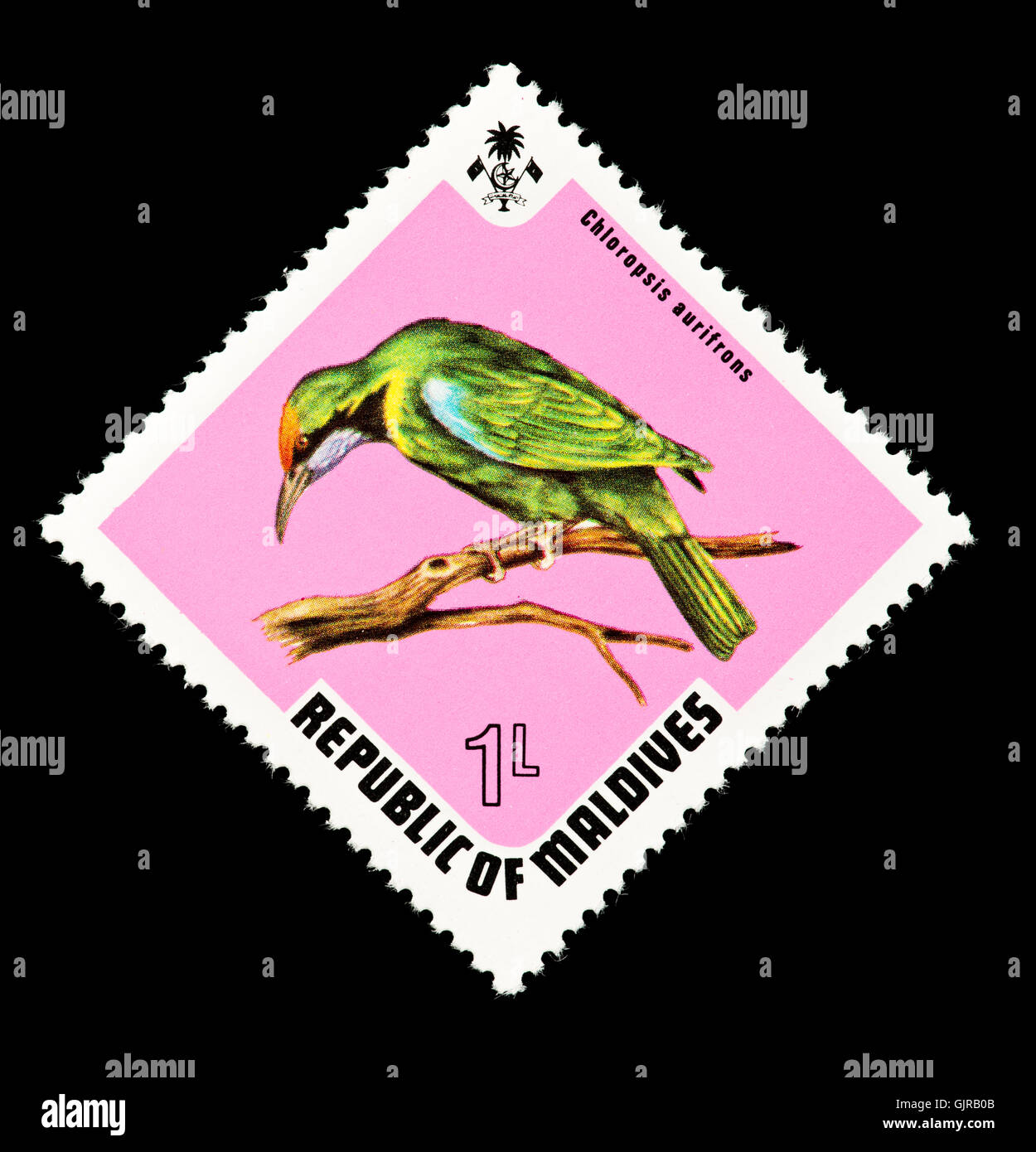 Maldives postage stamp hi-res stock photography and images - Alamy