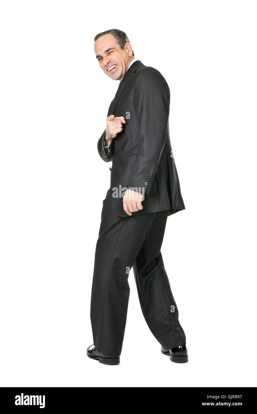 isolated business man businessman Stock Photo - Alamy