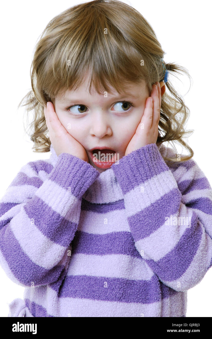 Frighten surprised child hi-res stock photography and images - Alamy