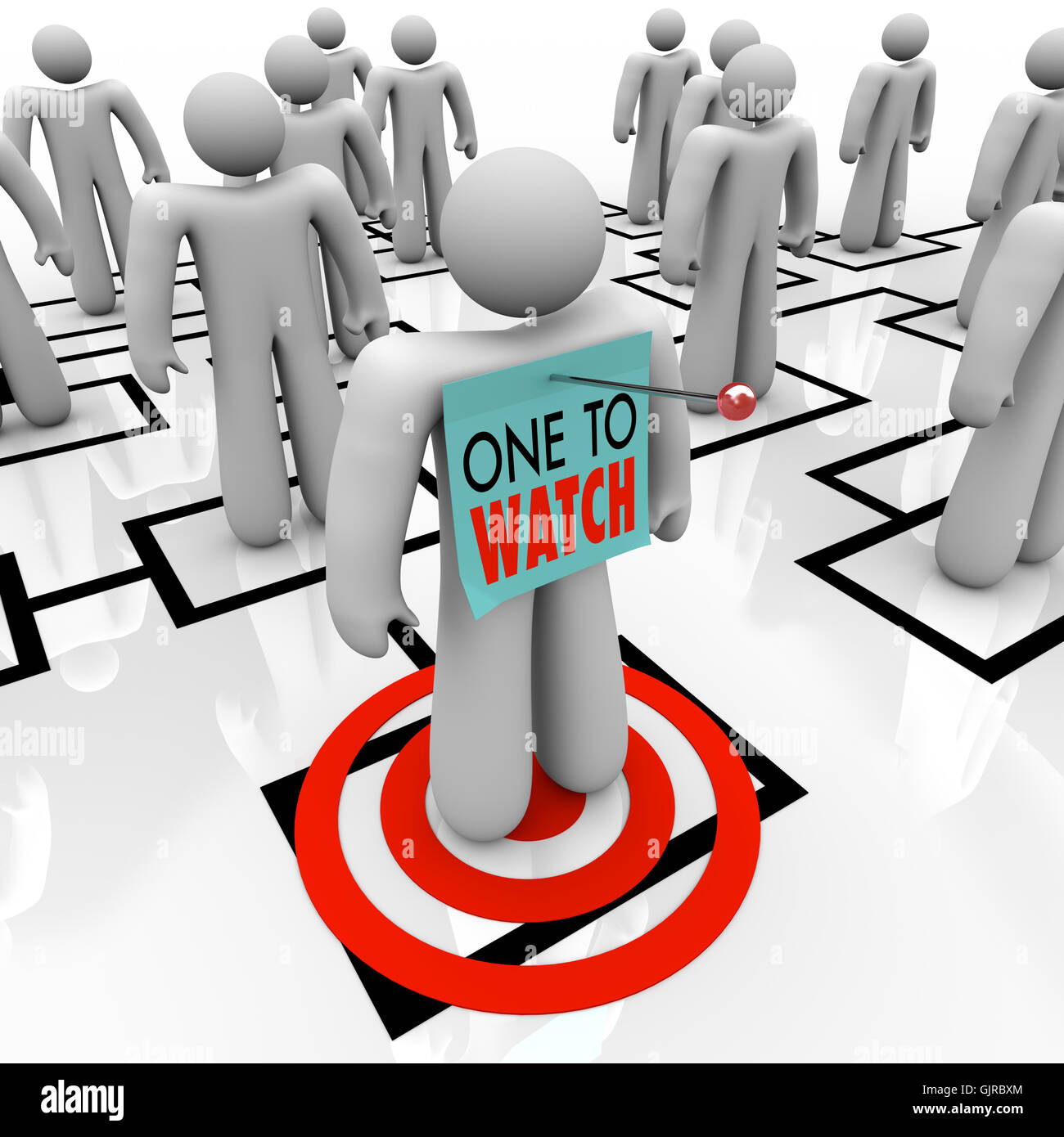 Pink Slip - Organizational Chart Stock Photo - Alamy