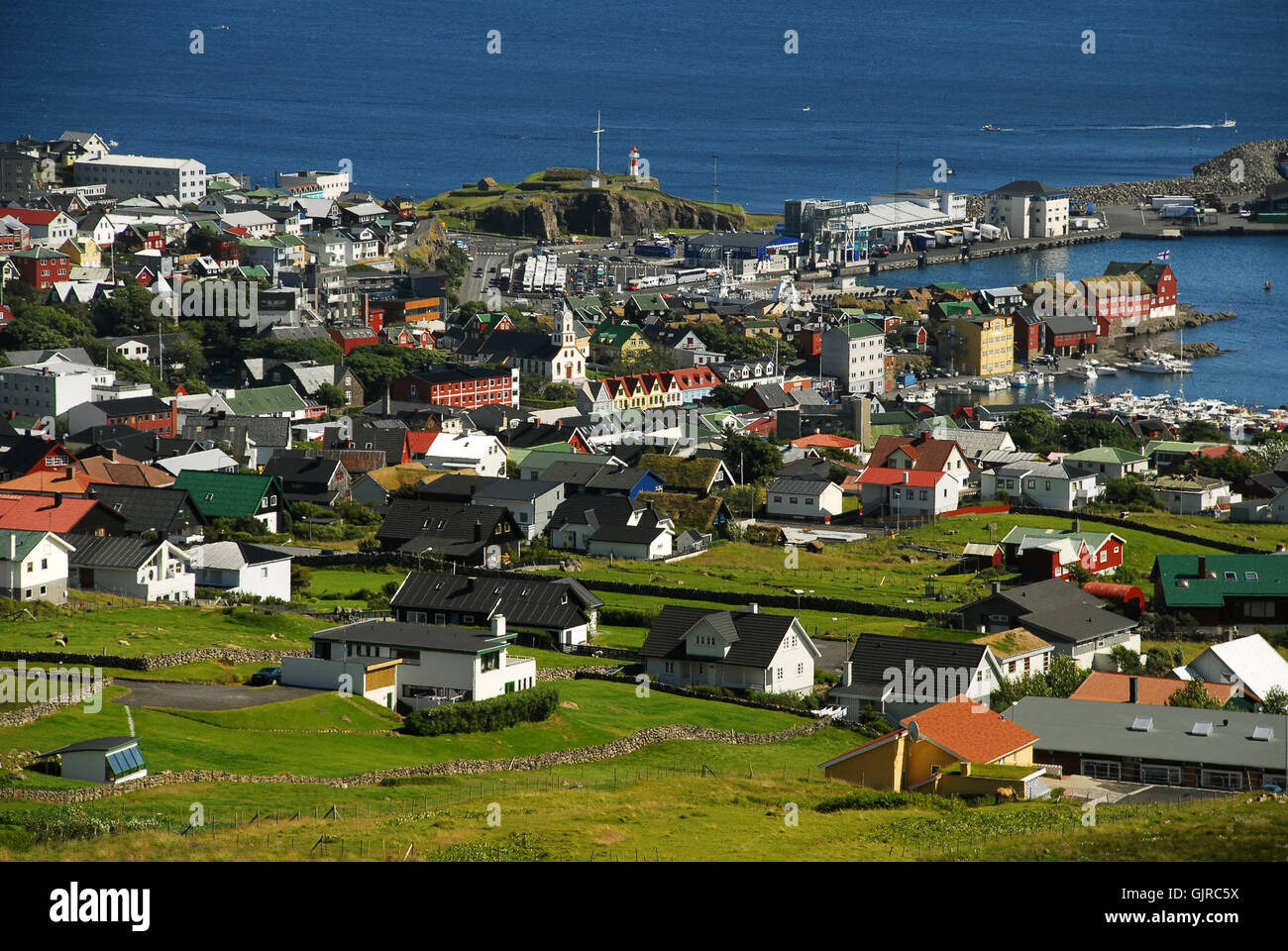 torshavn,capital of the faeroe island Stock Photo - Alamy