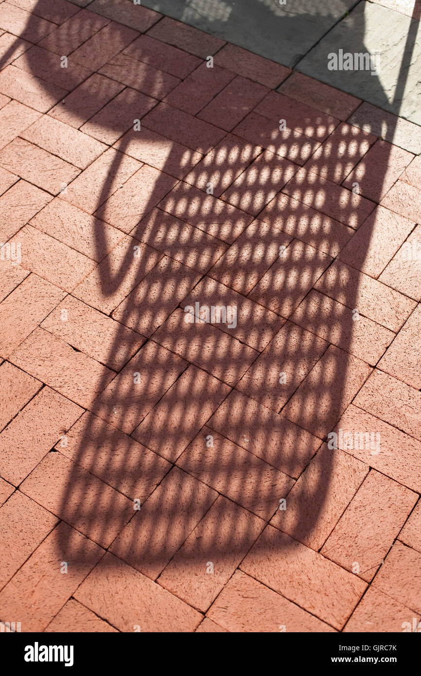 Brick Pattern and Shadow Stock Photo - Alamy