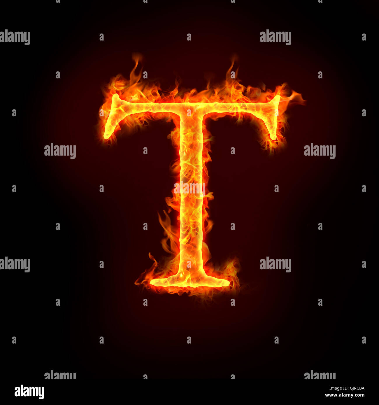 fire alphabets, T Stock Photo - Alamy