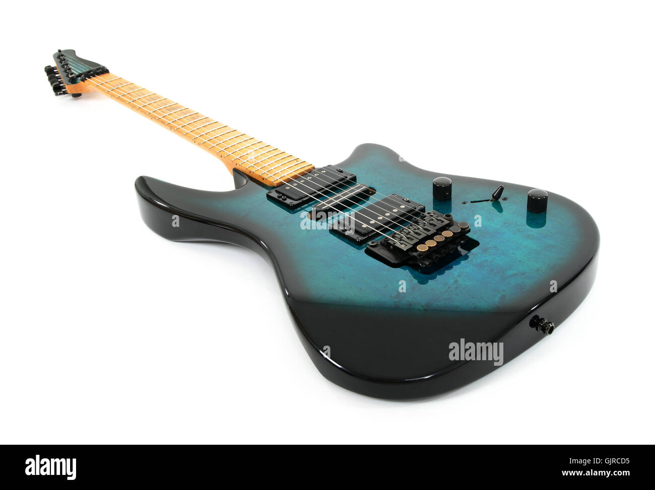 Electric guitar fretboard neck Cut Out Stock Images & Pictures - Alamy