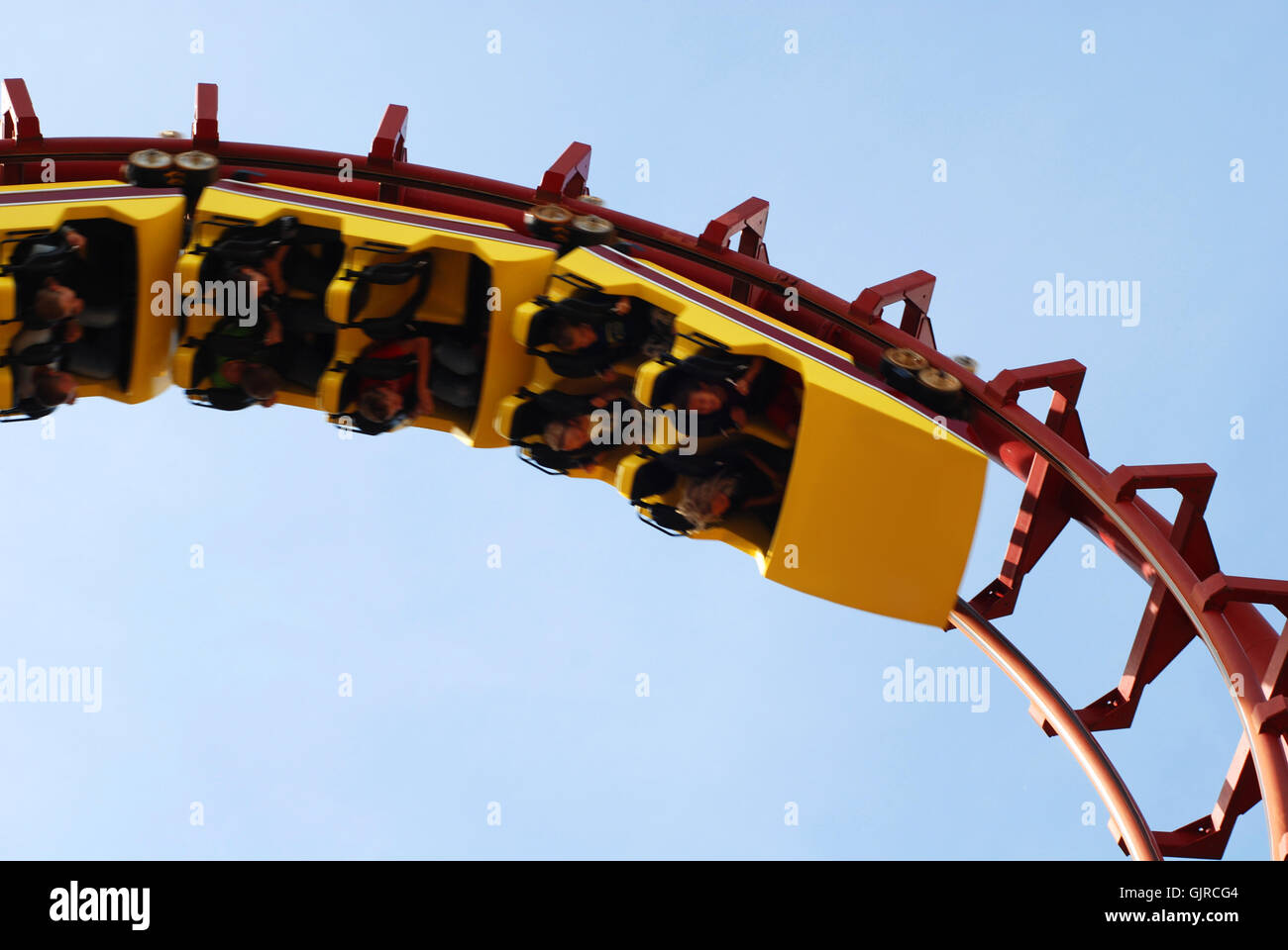 Roller coaster thrill ride hi-res stock photography and images - Alamy