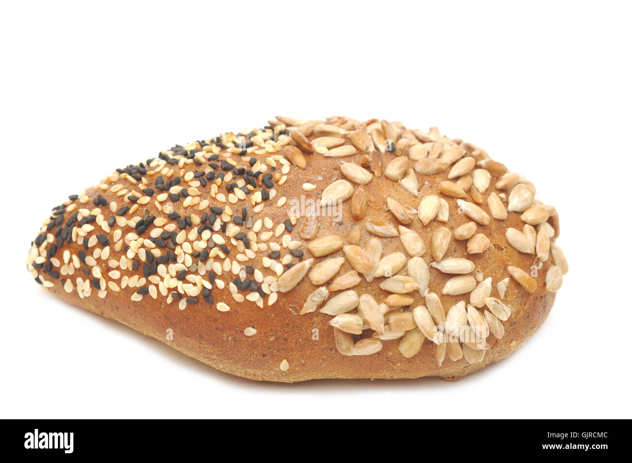 fresh bun on the white background Stock Photo - Alamy
