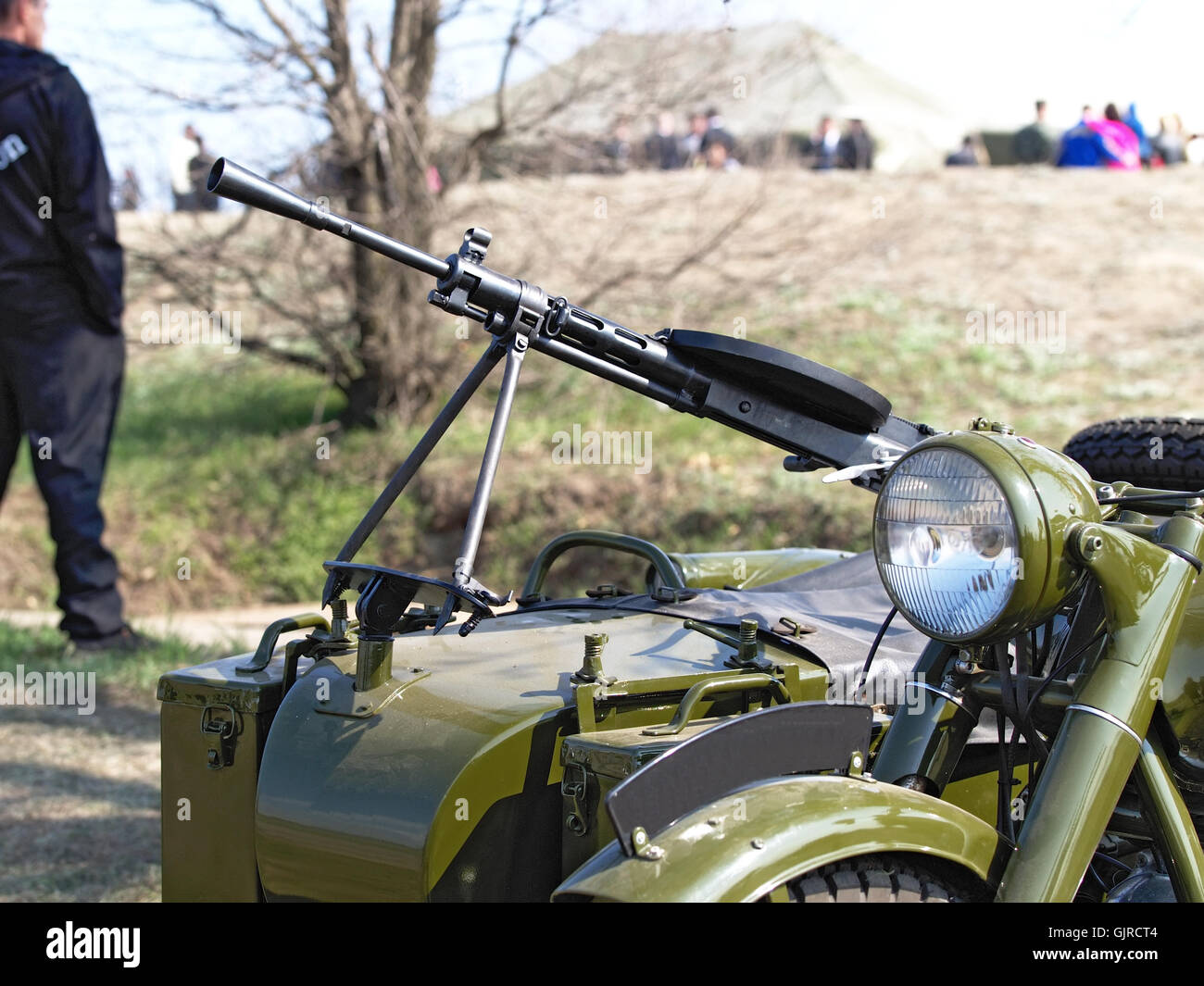 Machine gun motorcycle hi-res stock photography and images - Alamy
