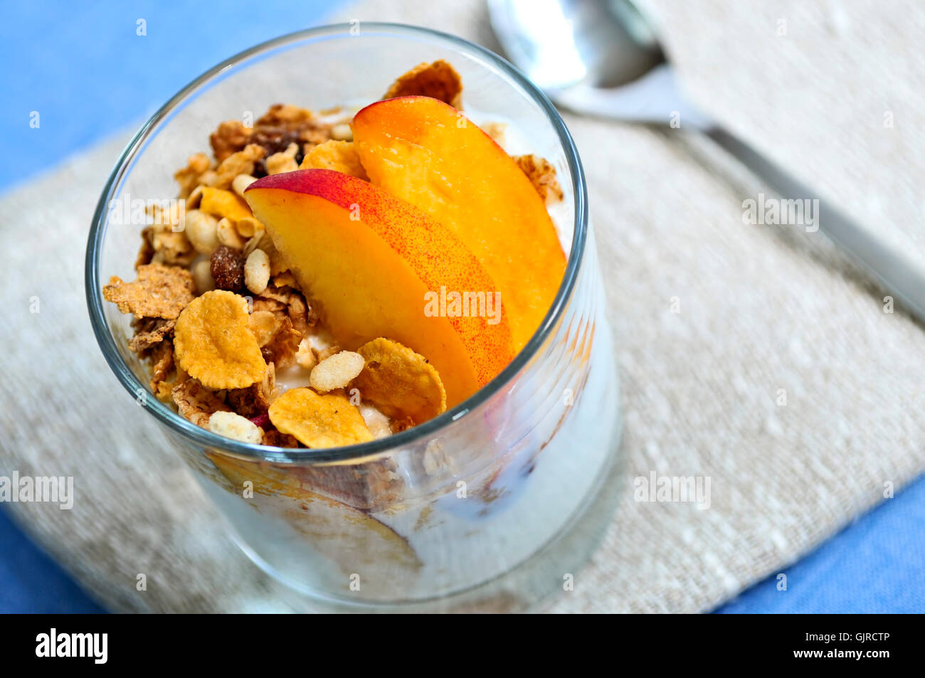 fruit peach slices Stock Photo - Alamy