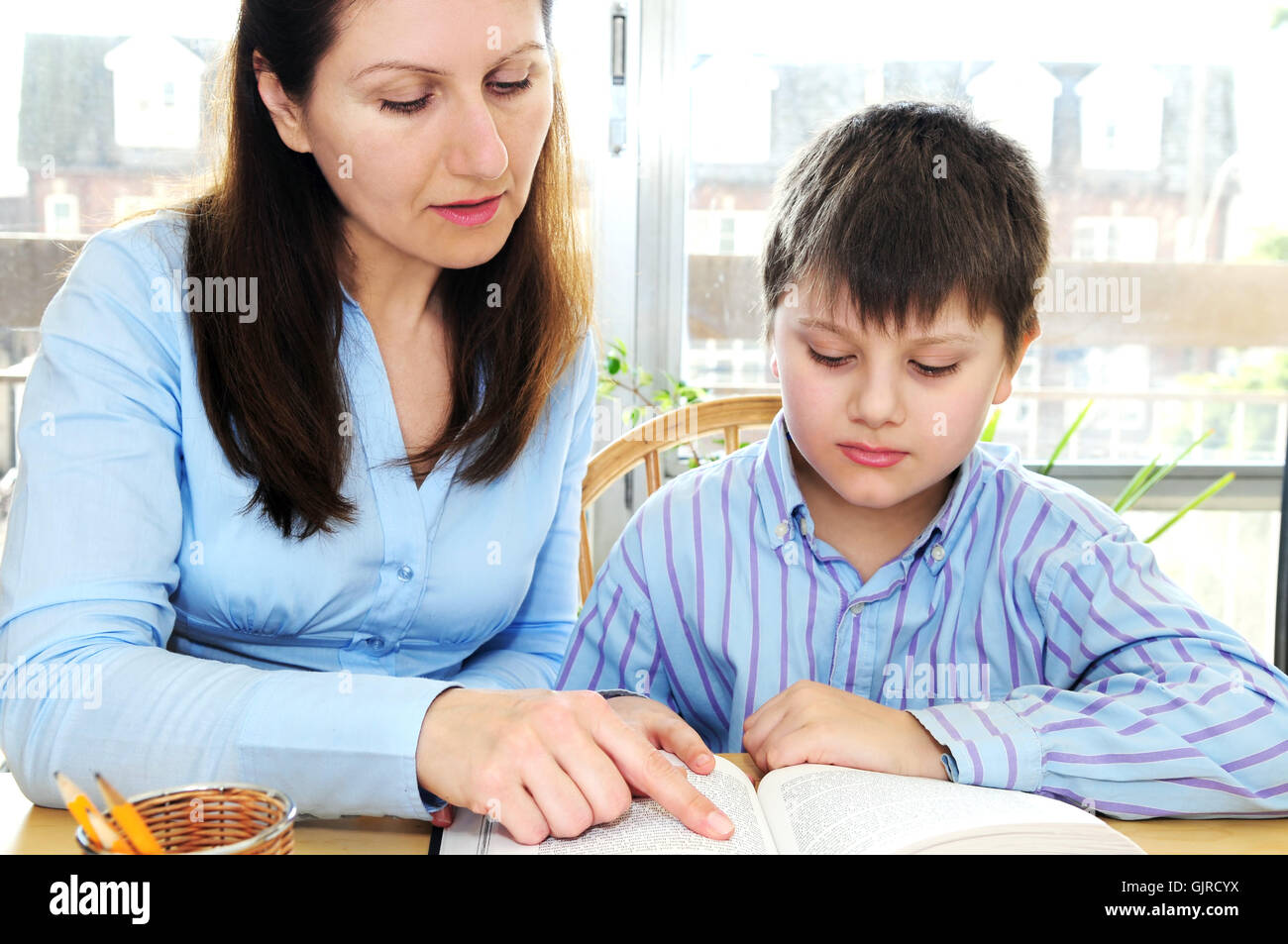 teacher mother mom Stock Photo - Alamy