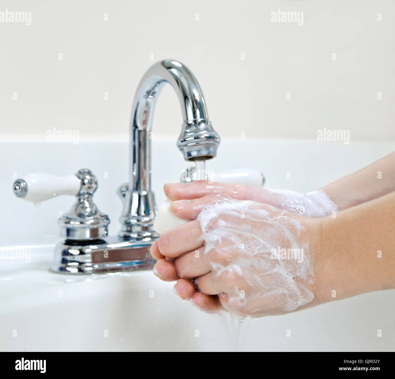 hand hands bubbles Stock Photo - Alamy