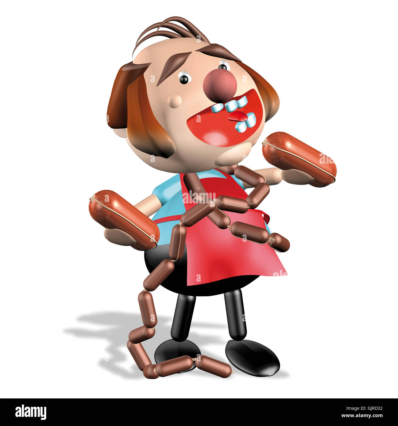 Butchers butchers shop Cut Out Stock Images & Pictures - Alamy