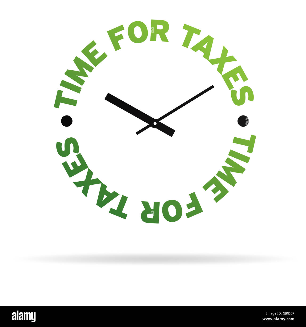 Time for taxes Stock Photo - Alamy