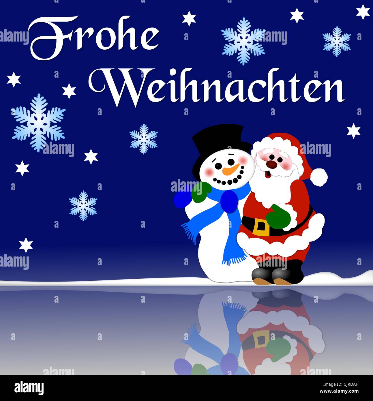 winter father christmas ice Stock Photo - Alamy