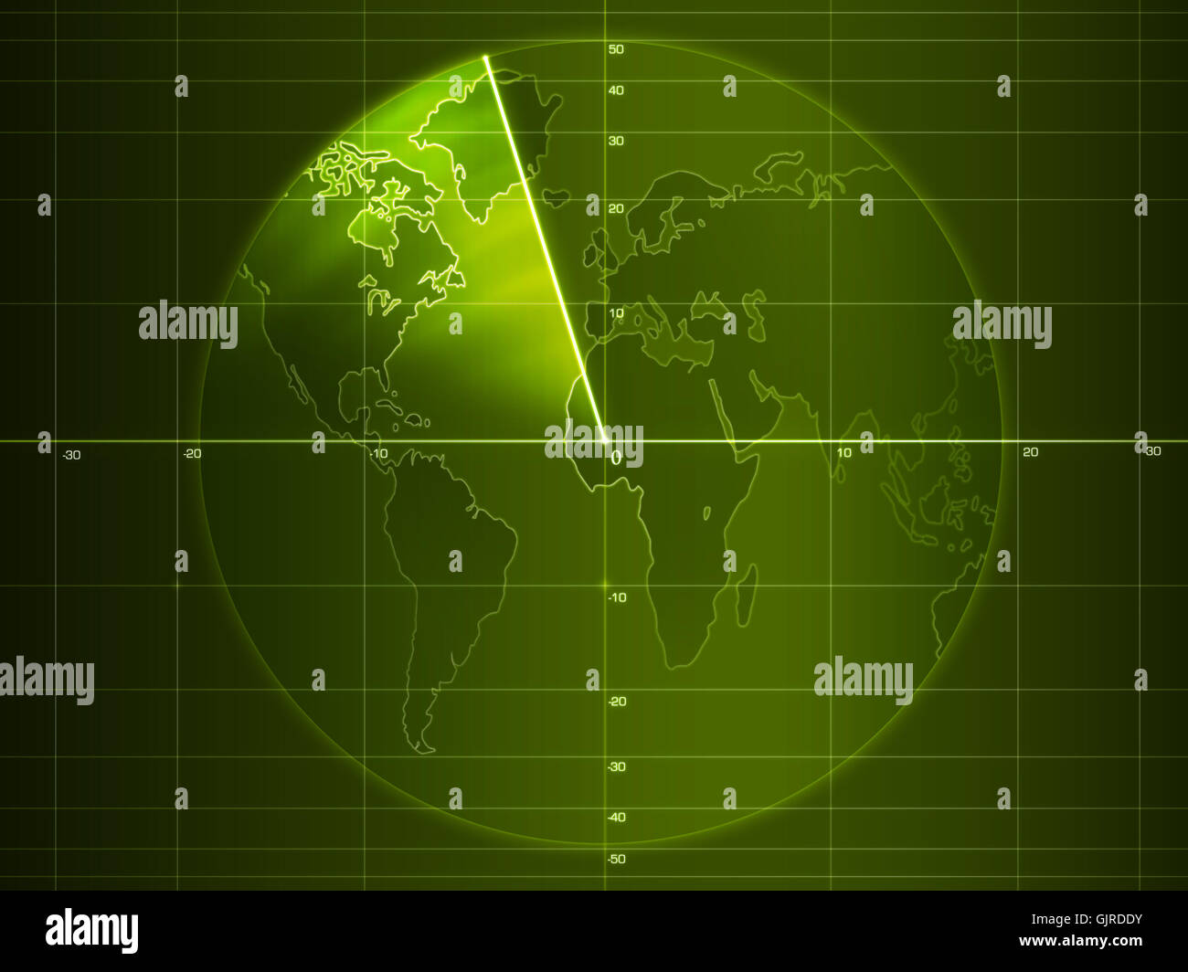 Global map military radar hi-res stock photography and images - Alamy