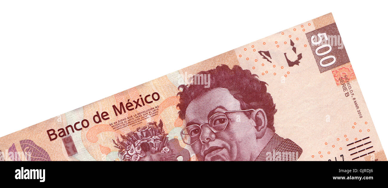 500 mexican pesos bill hi-res stock photography and images - Alamy