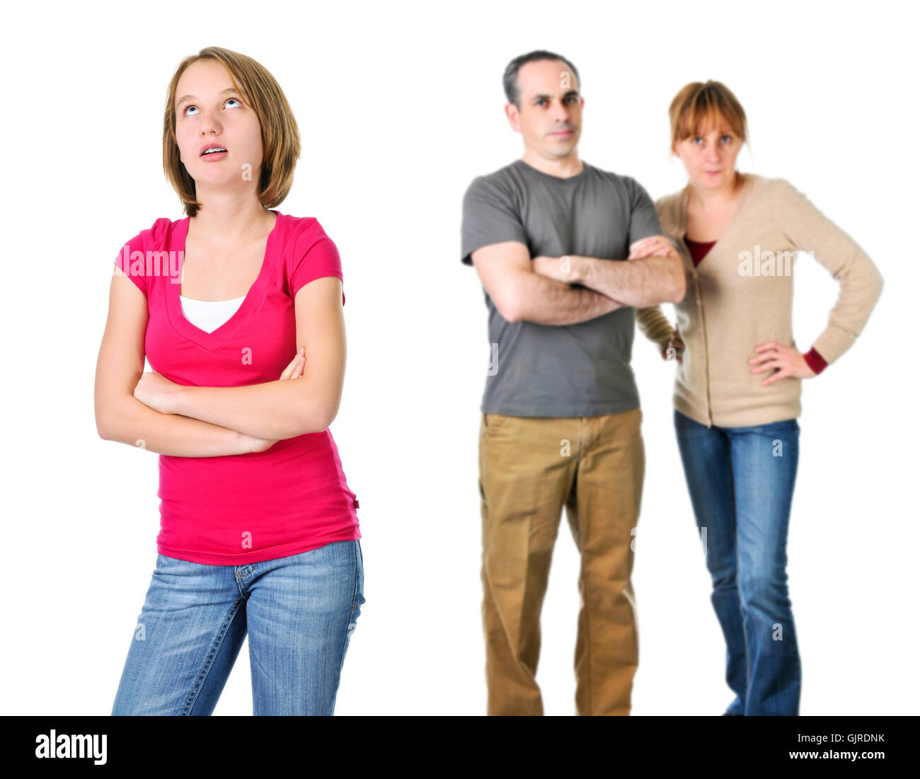 Crossed her parents Cut Out Stock Images & Pictures - Alamy