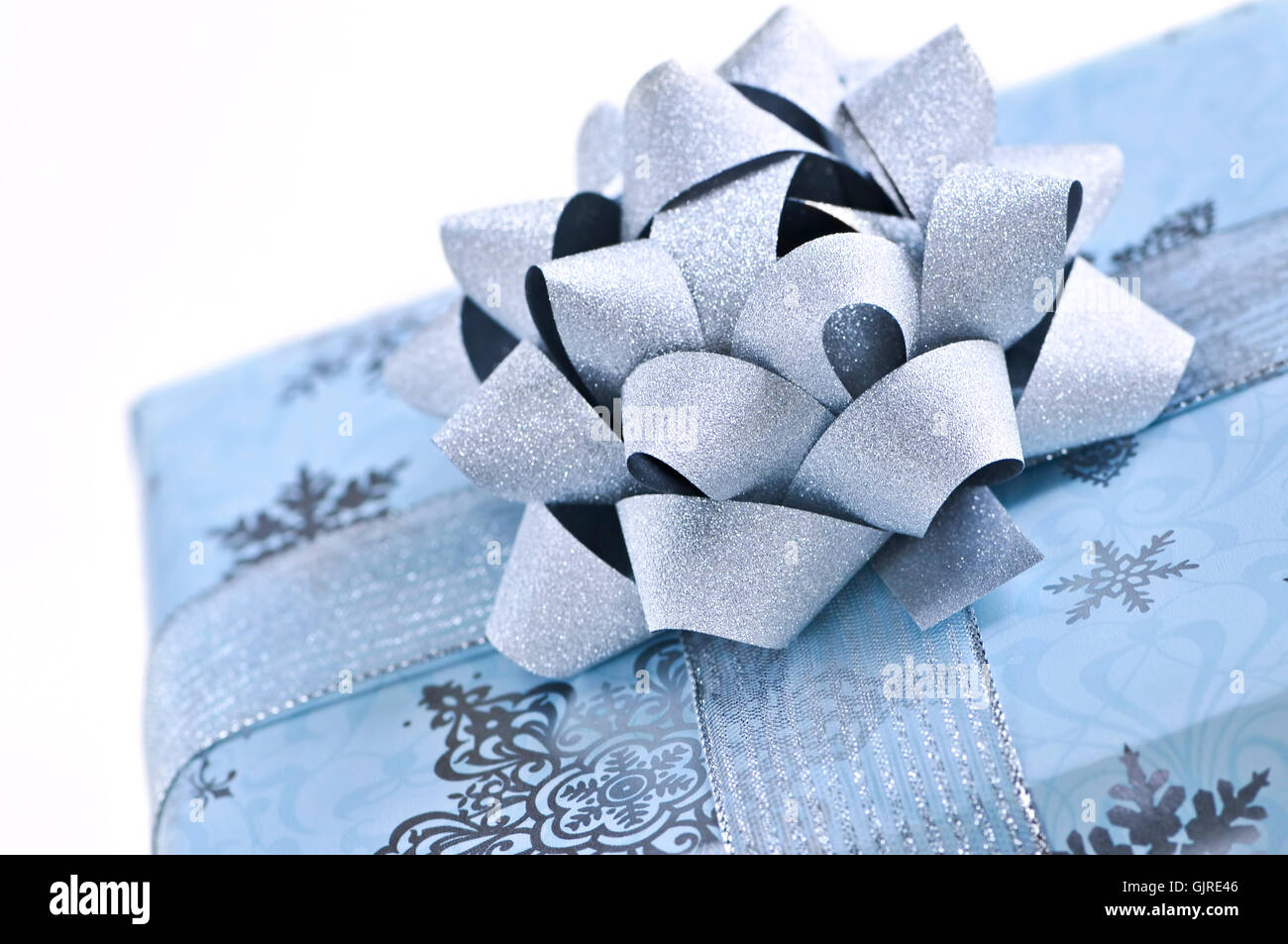 Silver gift hi-res stock photography and images - Alamy