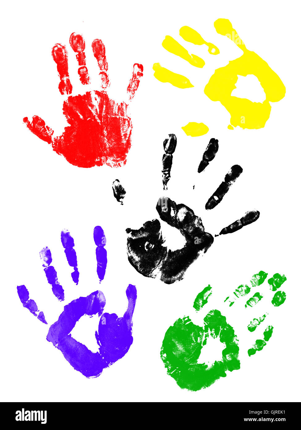 Handprints Cut Out Stock Images & Pictures - Alamy