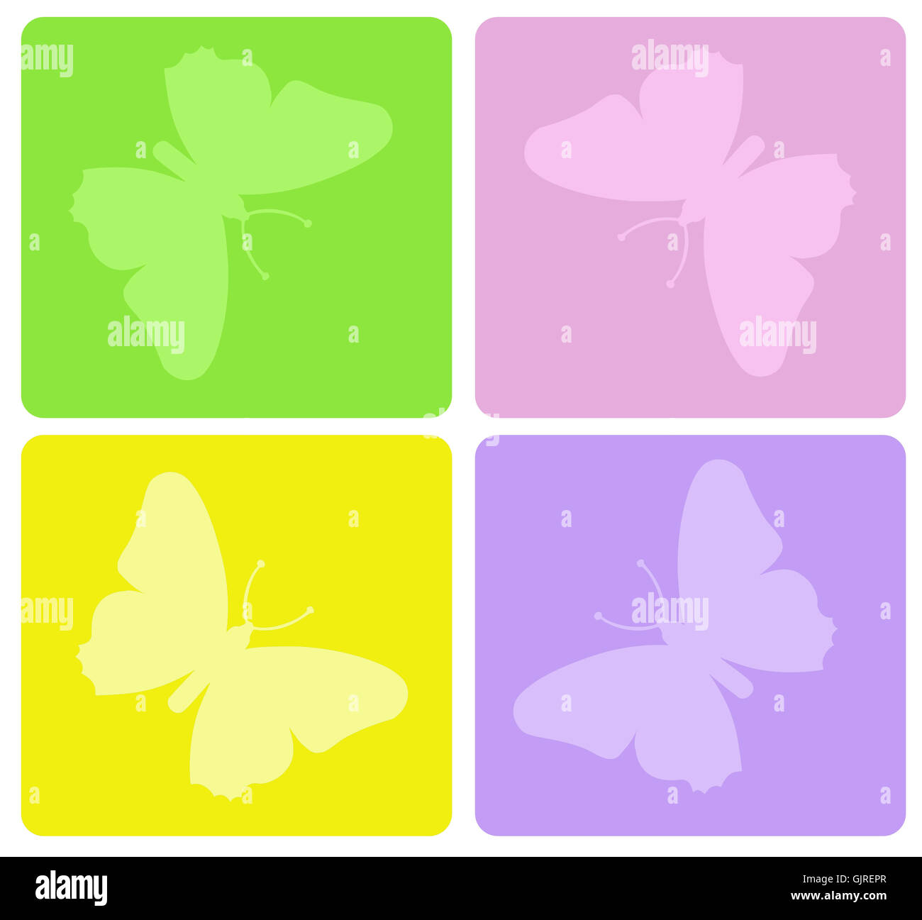 butterfly decorative sign Stock Photo - Alamy