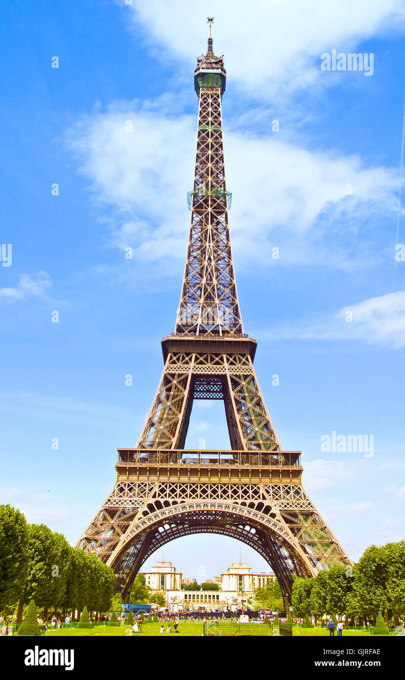 eiffel tower 2 Stock Photo - Alamy
