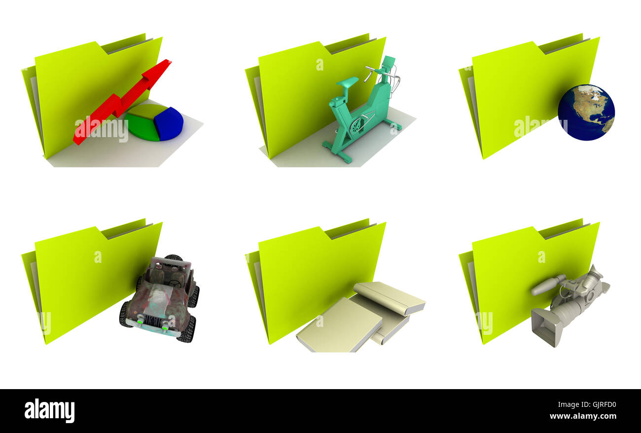 Folder icon document icons hi-res stock photography and images - Alamy