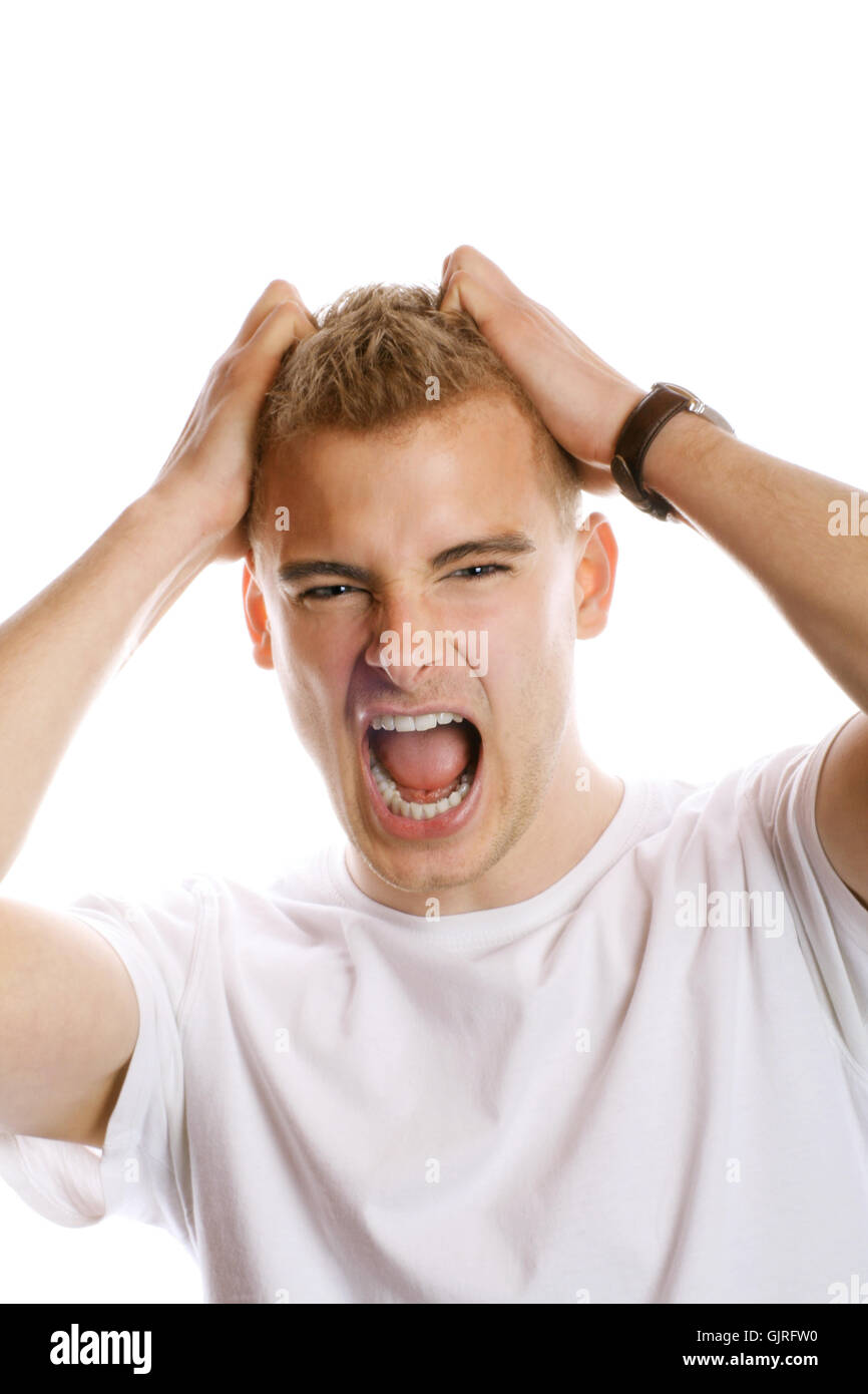 Aggressionen aggression aggressive hi-res stock photography and images ...