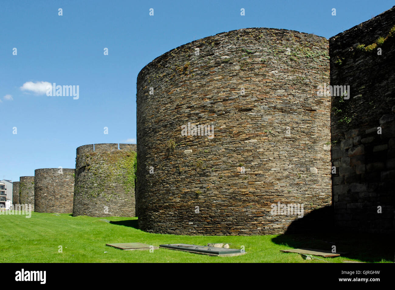 roman city wall Stock Photo - Alamy