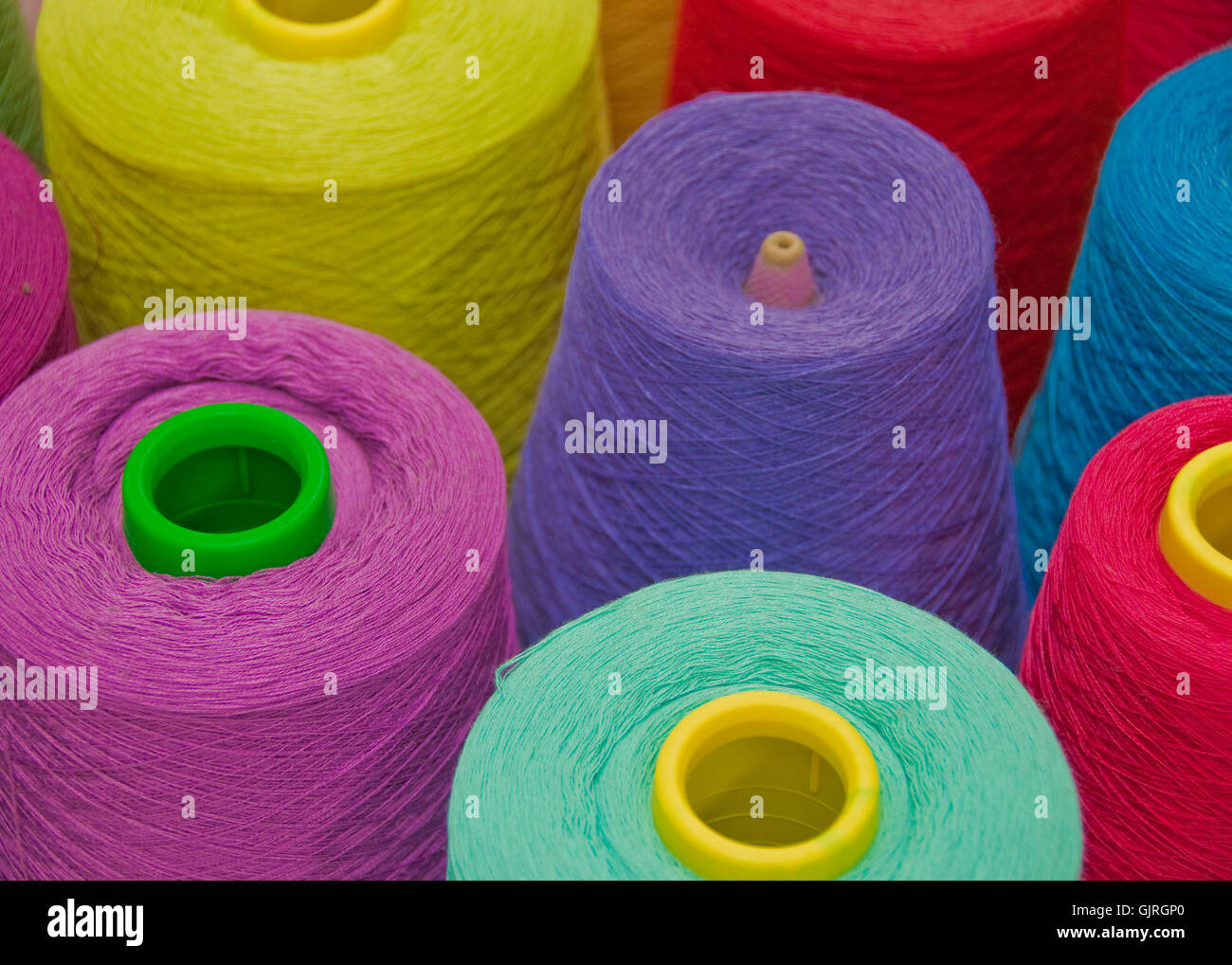 production thread textile Stock Photo - Alamy
