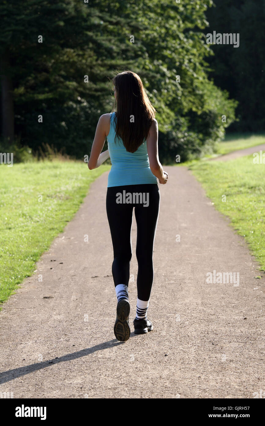 Woman and walking and street exercises hi-res stock photography and ...