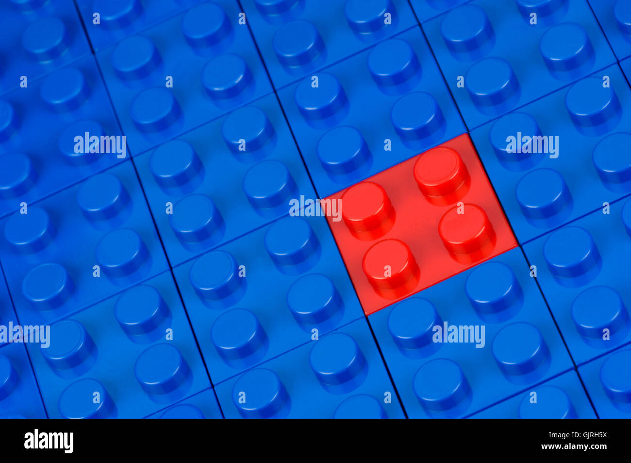 nubs cubes red and blue Stock Photo - Alamy