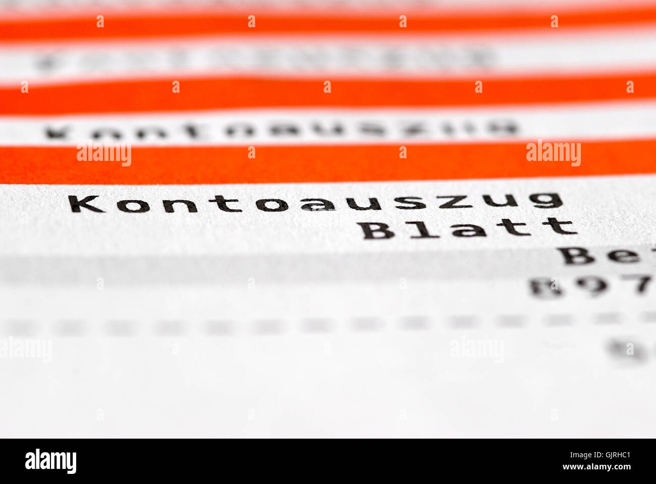 Bank statements savings hi-res stock photography and images - Alamy