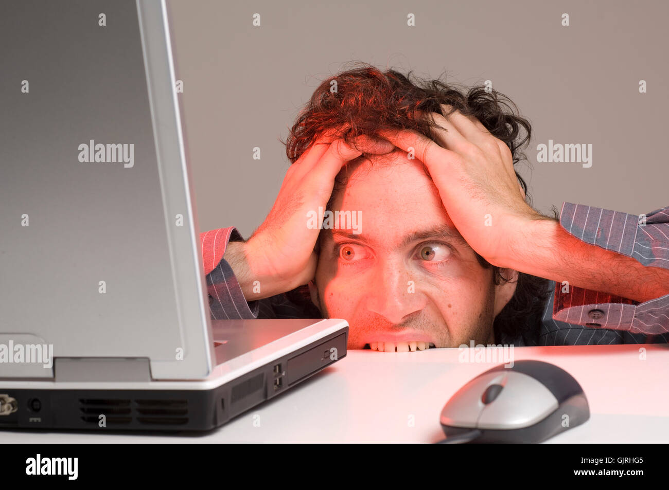 business man businessman overworked Stock Photo - Alamy