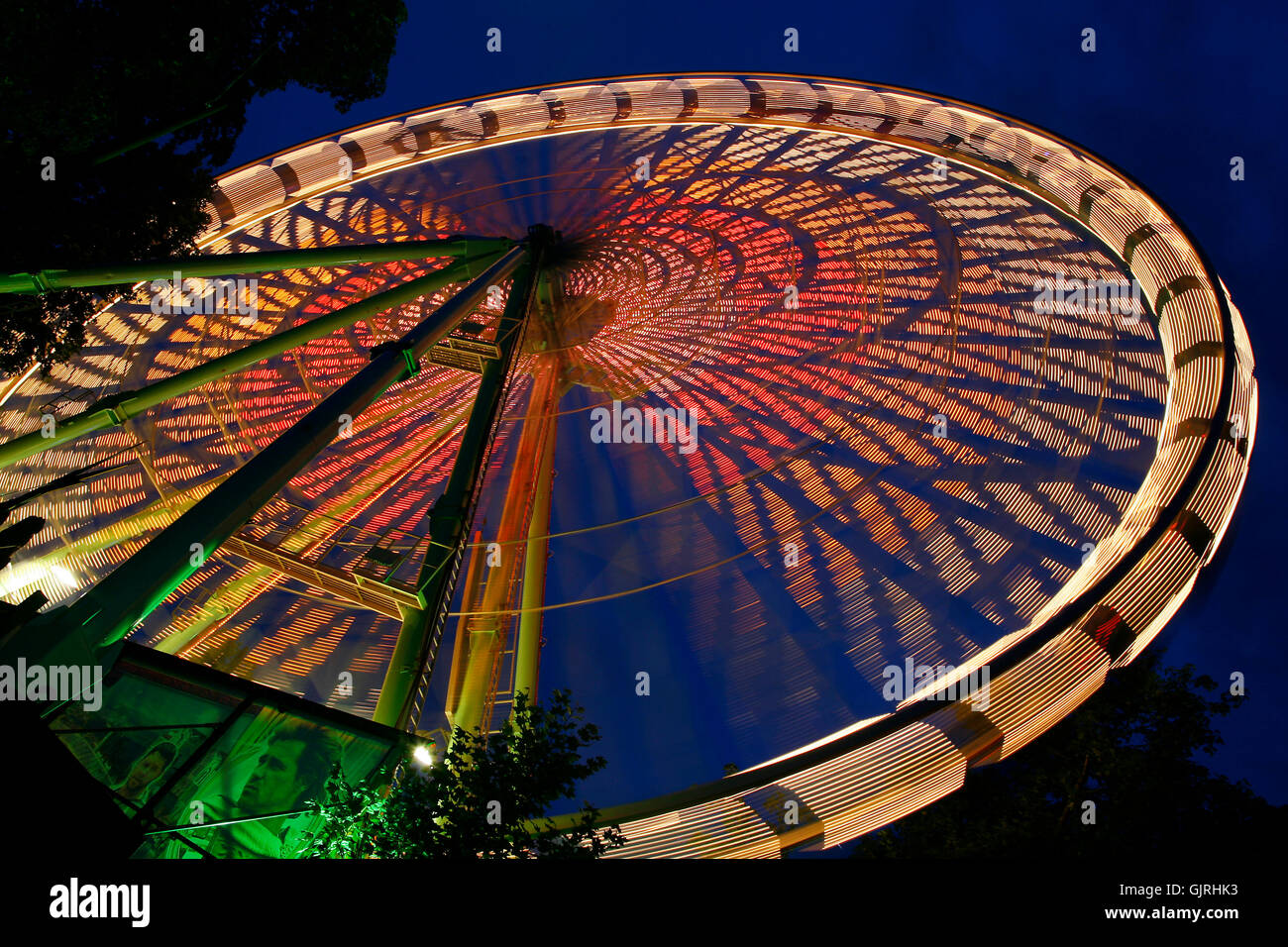 Colourful ferris wheel fair hi-res stock photography and images - Alamy