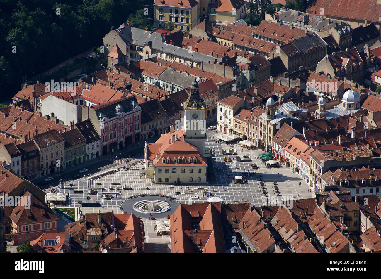 Brasov town centre hi-res stock photography and images - Alamy