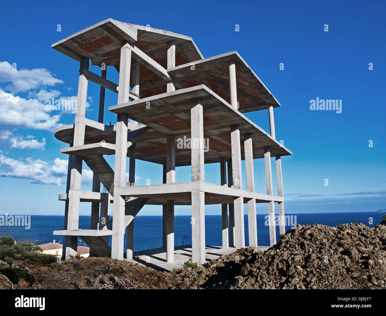 house building concrete Stock Photo - Alamy