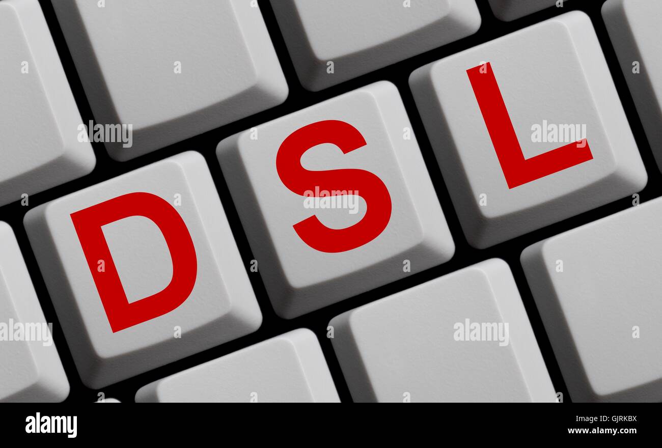 all about dsl Stock Photo - Alamy