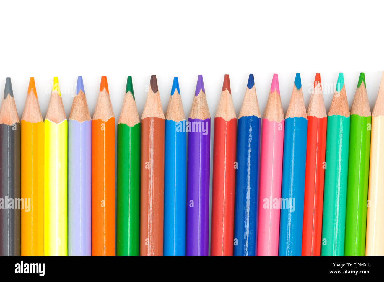pencils different colors Stock Photo - Alamy