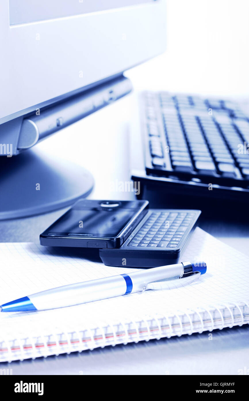 office keyboard PC Stock Photo - Alamy