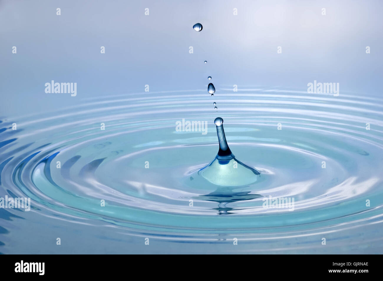 Drop blue hi-res stock photography and images - Alamy
